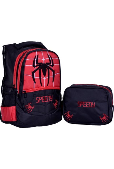 Çantaland Anaokulu ve İlkokul Beslenmeli Su Geçirmez Erkek Çocuk Okul Çantası Örümcek Adam Çantaland Anaokulu ve İlkokul Beslenmeli Su Geçirmez Erkek Çocuk Okul Çantası Örümcek Adam