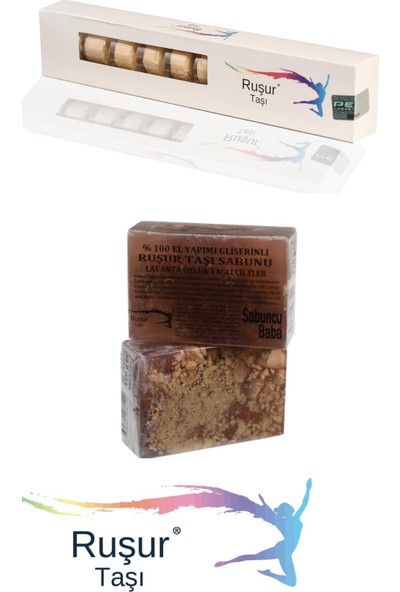 Ruşur Taşı ve Ruşur Taşlı Lavanta Özlü Sabun
