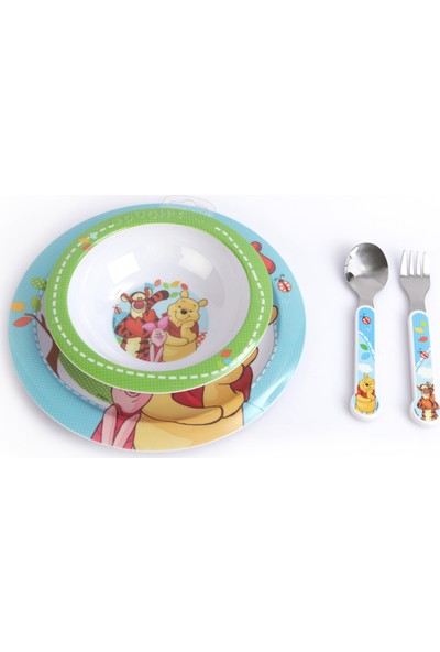 Trudeau Çocuk Yemek Takımı Seti Tabak Kase Çatal Kaşık Disney Winnie The Pooh Trudeau Çocuk Yemek Takımı Seti Tabak Kase Çatal Kaşık Disney Winnie The Pooh
