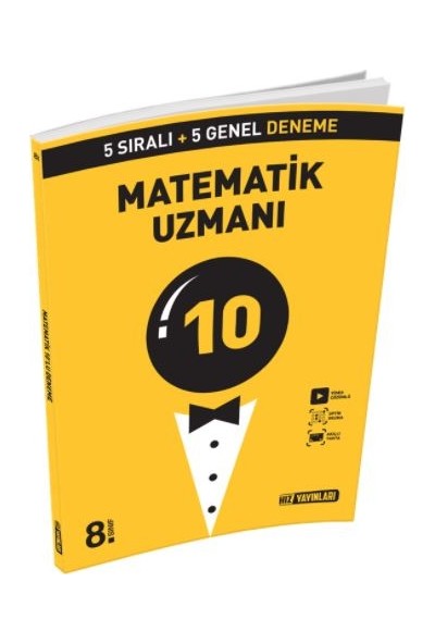 Hız Yayınları 8. Sınıf Matematik Uzman 10'lu Deneme