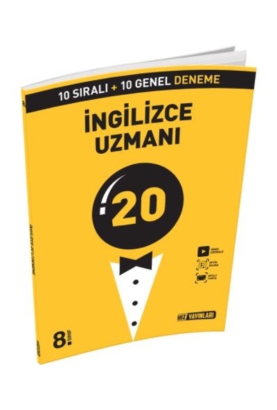 Hız Yayınları 8. Sınıf İngilizce Uzman 20'li Deneme