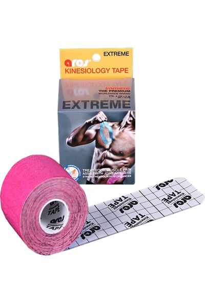 Ares Extreme Kinesiotape Pembe