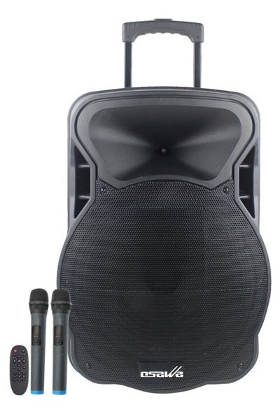 Osawa OSW-9135 150 Watt Uhf 2x El Mikrofon Portatif Taşınabilir Şarjlı Anfi