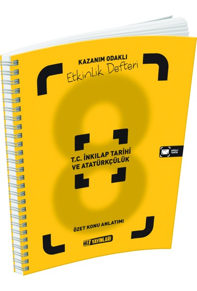 Hız Yayınları 8. Sınıf T.C İnkılap Tarihi ve Atatürkçülük Konu Anlatımlı Etkinlik Kitabı Hız Yayınları 8. Sınıf T.C İnkılap Tarihi ve Atatürkçülük Konu Anlatımlı Etkinlik Kitabı