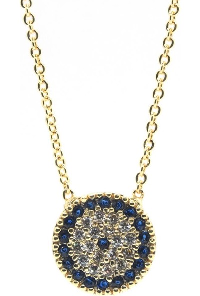 Feans Nazar Boncuğu Model Zirkon Kolye