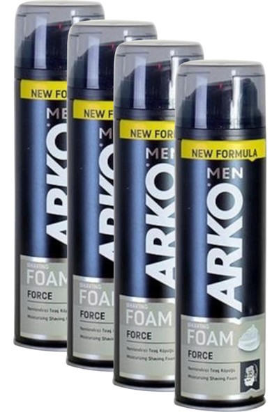 Arko Men Force Tıraş Köpüğü 4 x 200 ml