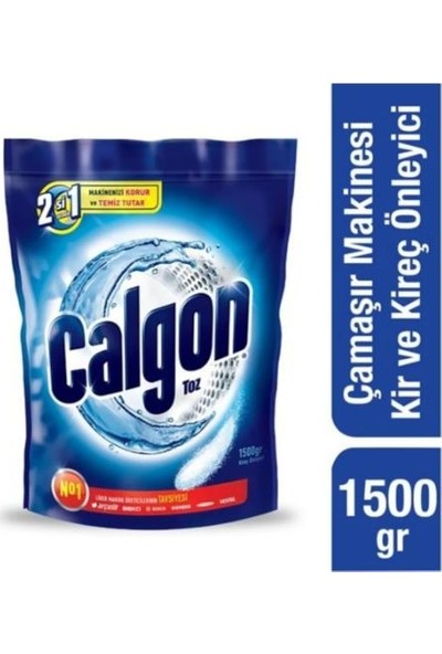 Calgon Çamaşır Makinesi Kireç Önleyici Toz Deterjan 1500 gr Calgon Çamaşır Makinesi Kireç Önleyici Toz Deterjan 1500 gr