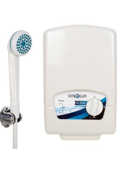 Senowa Fs 5534 3 Kademe 8 Emniyetli Elektrikli Ani Su Isıtıcı Şofben Senowa Fs 5534 3 Kademe 8 Emniyetli Elektrikli Ani Su Isıtıcı Şofben
