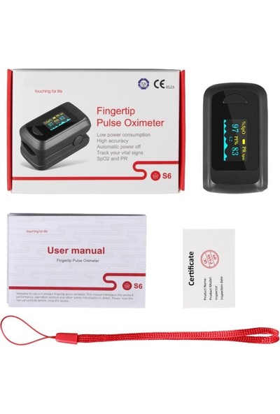 Sinohero Parmak Tip Çantalı Pulse Oksimetre