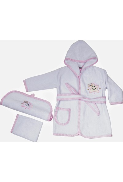 Nazbaby Bebek Bornozu (Üçlü) Nazbaby Bebek Bornozu (Üçlü)