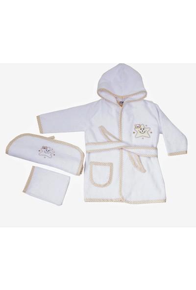 Nazbaby Bebek Bornozu (Üçlü) Nazbaby Bebek Bornozu (Üçlü)