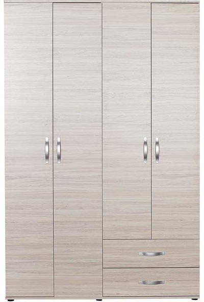 Adore Dinamik Genç Odası 4 Kapı Iki Çekmeceli Gardırop GRD-442-ZR-3 Zara