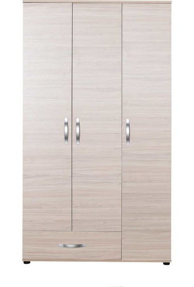 Adore Dinamik Genç Odası 3 Kapı Tek Çekmeceli Gardrop GRD-431-ZR-2 Zara