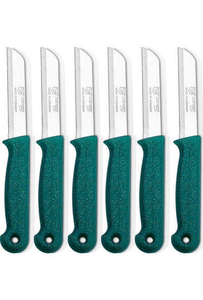 Solingen Taç 6'lı Meyve Bıçağı Yeşil