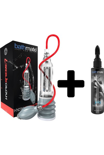 Bathmate Hydroxtreme 7 Penis Pompası + Bathmate Max Out Jelqing Egzersiz Kremi Bathmate Hydroxtreme 7 Penis Pompası + Bathmate Max Out Jelqing Egzersiz Kremi