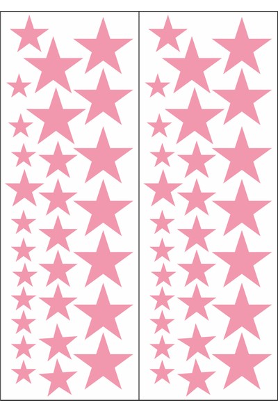 Tahtakurusu Tasarım Pembe Yıldız Ahşap 3D Dekoratif Stiker Aksesuar Tahtakurusu Tasarım Pembe Yıldız Ahşap 3D Dekoratif Stiker Aksesuar