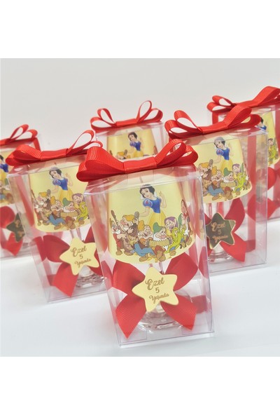 Tiem Concept Pamuk Prens Baskılı Hediyelik Abajur Mumluk - 10 Adet Tiem Concept Pamuk Prens Baskılı Hediyelik Abajur Mumluk - 10 Adet