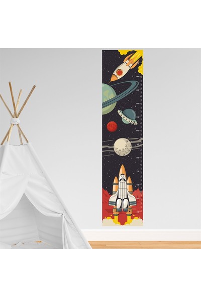 DekorLoft Uzay Hayali Boy Ölçer Sticker DBC75 DekorLoft Uzay Hayali Boy Ölçer Sticker DBC75