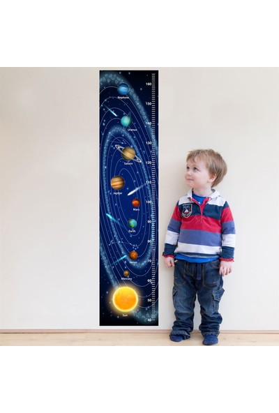 DekorLoft Uzay ve Gezegenler Boy Ölçer Sticker DBC71 DekorLoft Uzay ve Gezegenler Boy Ölçer Sticker DBC71