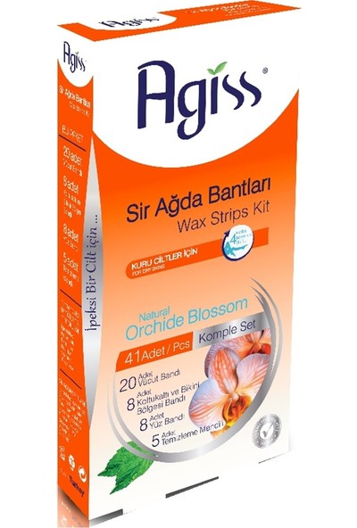 Agiss Sir Ağda Bandı Kuru Cilt 41 Adet Agiss Sir Ağda Bandı Kuru Cilt 41 Adet