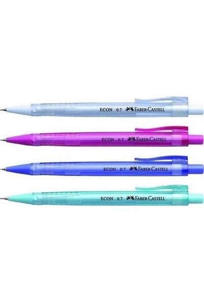 Faber-Castell 1343 Econ Vertasil Uçlu Kalem 0,7 mm 4'lü
