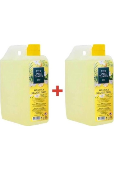 Eyüp Sabri Tuncer Limon Kolonya 1 Litre 2 Adet 80 Derece Eyüp Sabri Tuncer Limon Kolonya 1 Litre 2 Adet 80 Derece