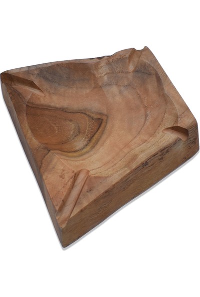 Hedicaret Ahşap Kahverengi Kül Tablası