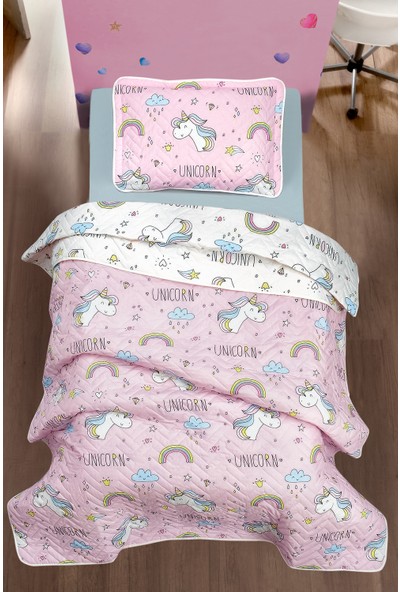 nordqueen Ranforce Pamuk Tek Kişilik Yatak Örtüsü Seti Unicorn V1 nordqueen Ranforce Pamuk Tek Kişilik Yatak Örtüsü Seti Unicorn V1