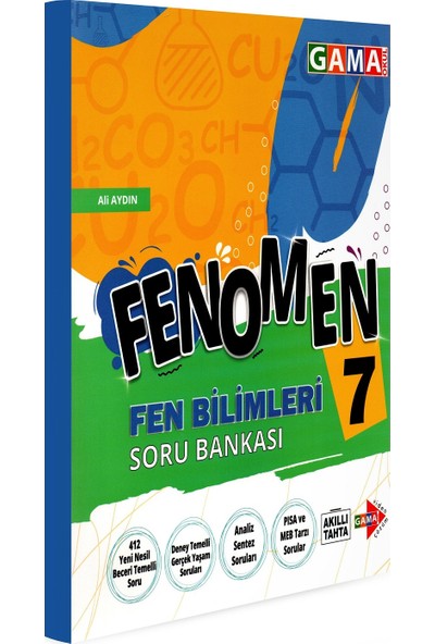 Gama Yayınları 7. Sınıf Fenomen Fen Bilimleri Soru Bankası 2021