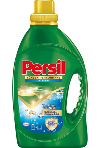 Persil Jel Sıvı Çamaşır Deterjanı Yüksek Performans Hijyen 22 Yıkama Persil Jel Sıvı Çamaşır Deterjanı Yüksek Performans Hijyen 22 Yıkama