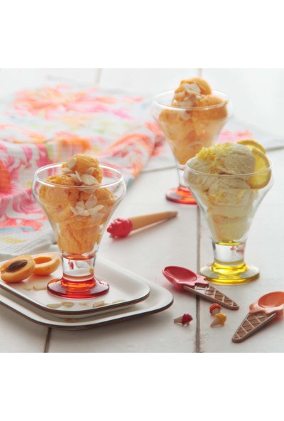 6'Lı Frosty Renkli Tabanlı Dondurmalık