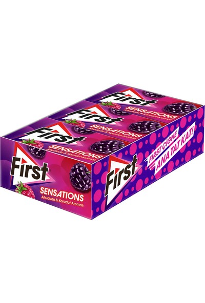 First Sensations Karadut Aromalı 27 gr - 12 Adet First Sensations Karadut Aromalı 27 gr - 12 Adet