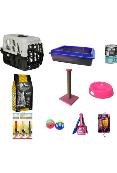 Kedi Başlangıç 10 Parça Bakım Seti