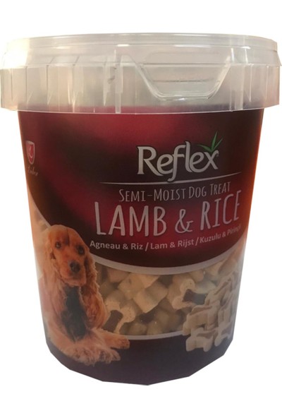Reflex Semi-Moist Kuzulu Pirinçli Köpek Ödülü 500 gr