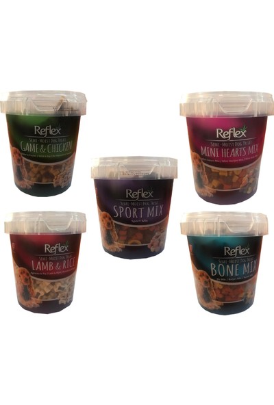 Reflex Semi Karışık Mix Ödülleri 500 gr x 5 Adet Reflex Semi Karışık Mix Ödülleri 500 gr x 5 Adet