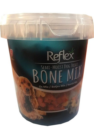 Reflex Semi-Moist Mini Mix Kemik Köpek Ödülü 500 gr Reflex Semi-Moist Mini Mix Kemik Köpek Ödülü 500 gr