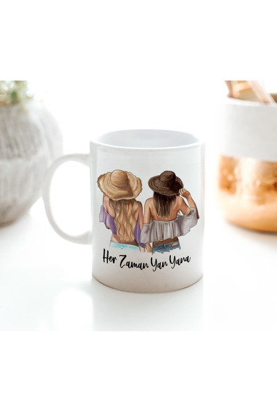 Hediye Sepeti Yakın Dostlara Hediye Porselen Hediye Kupa