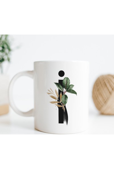 Hediye Sepeti I Harfli Porselen Kupa