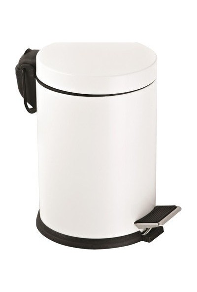 Hiper 5lt. Pedallı Renkli Çöp Kovasi - Beyaz Hiper 5lt. Pedallı Renkli Çöp Kovasi - Beyaz