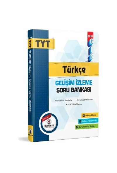 Özde Bir Yayınları Yayınları TYT Türkçe Gelişim Izleme Soru Bankası Özde Bir Yayınları Yayınları TYT Türkçe Gelişim Izleme Soru Bankası