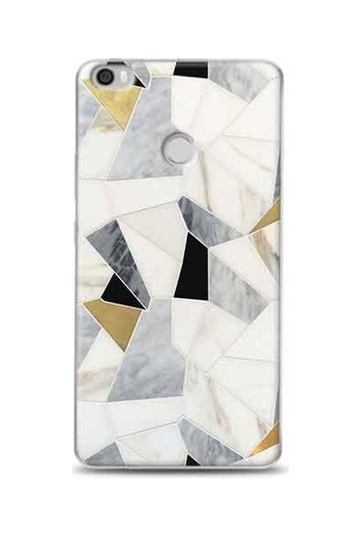 Kılıf Madeni Xiaomi Mi Max Mermer Tasarımlı Telefon Kılıfı Y-Bayanklf0064