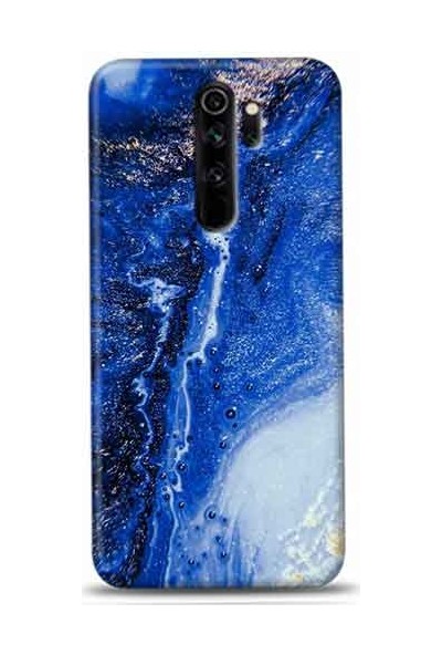 Kılıf Madeni Xiaomi Redmi Note 8 Pro Mavi Mermer Tasarımlı Telefon Kılıfı Y-Mermer002 Kılıf Madeni Xiaomi Redmi Note 8 Pro Mavi Mermer Tasarımlı Telefon Kılıfı Y-Mermer002