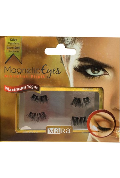 Mara Mıknatıslı Takma Kirpik Maksimum Yoğun