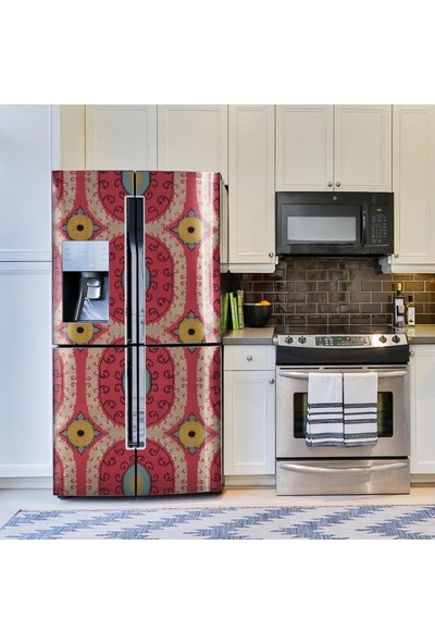 Artikel Kırmızı Nakış Buzdolabı Sticker