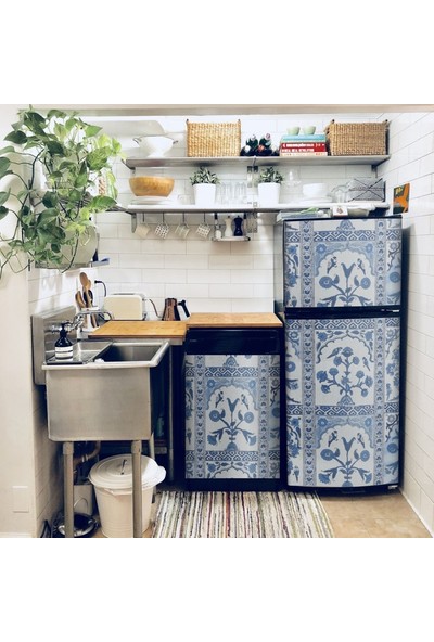 Artikel Çini Desenli Beyaz Eşya Sticker Seti