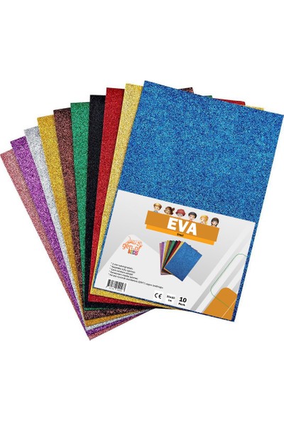 Gen-Of Simli Eva A4 20 x 30 cm 2 mm 10 Renk 10'lu Gen-Of Simli Eva A4 20 x 30 cm 2 mm 10 Renk 10'lu