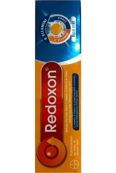 Redoxon Üçlü Etki 15 Efervesan Redoxon Üçlü Etki 15 Efervesan