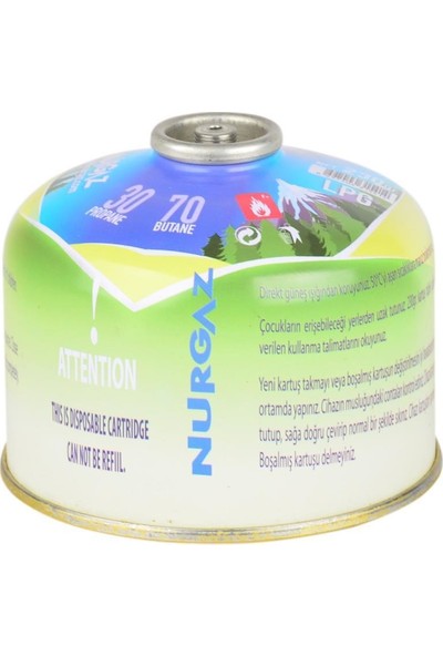 Nurgaz Ng 202 Vidalı Kartuş 230 gr x 3 Adet Nurgaz Ng 202 Vidalı Kartuş 230 gr x 3 Adet