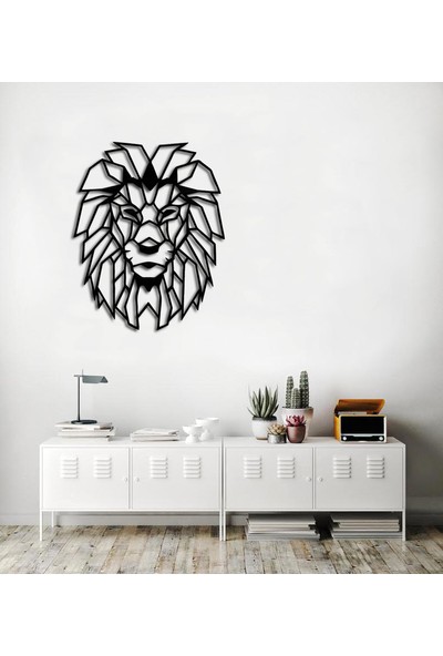 İnnova Metal Aslan Metal Tablo Lazer Kesim Metal Duvar Dekoru İnnova Metal Aslan Metal Tablo Lazer Kesim Metal Duvar Dekoru