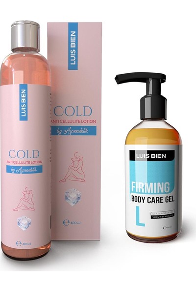 Luis Bien Bölgesel Zayıflama Için Soğuk Lipoliz Jel 250 ml + Cold Selülit 400 ml Set Luis Bien Bölgesel Zayıflama Için Soğuk Lipoliz Jel 250 ml + Cold Selülit 400 ml Set